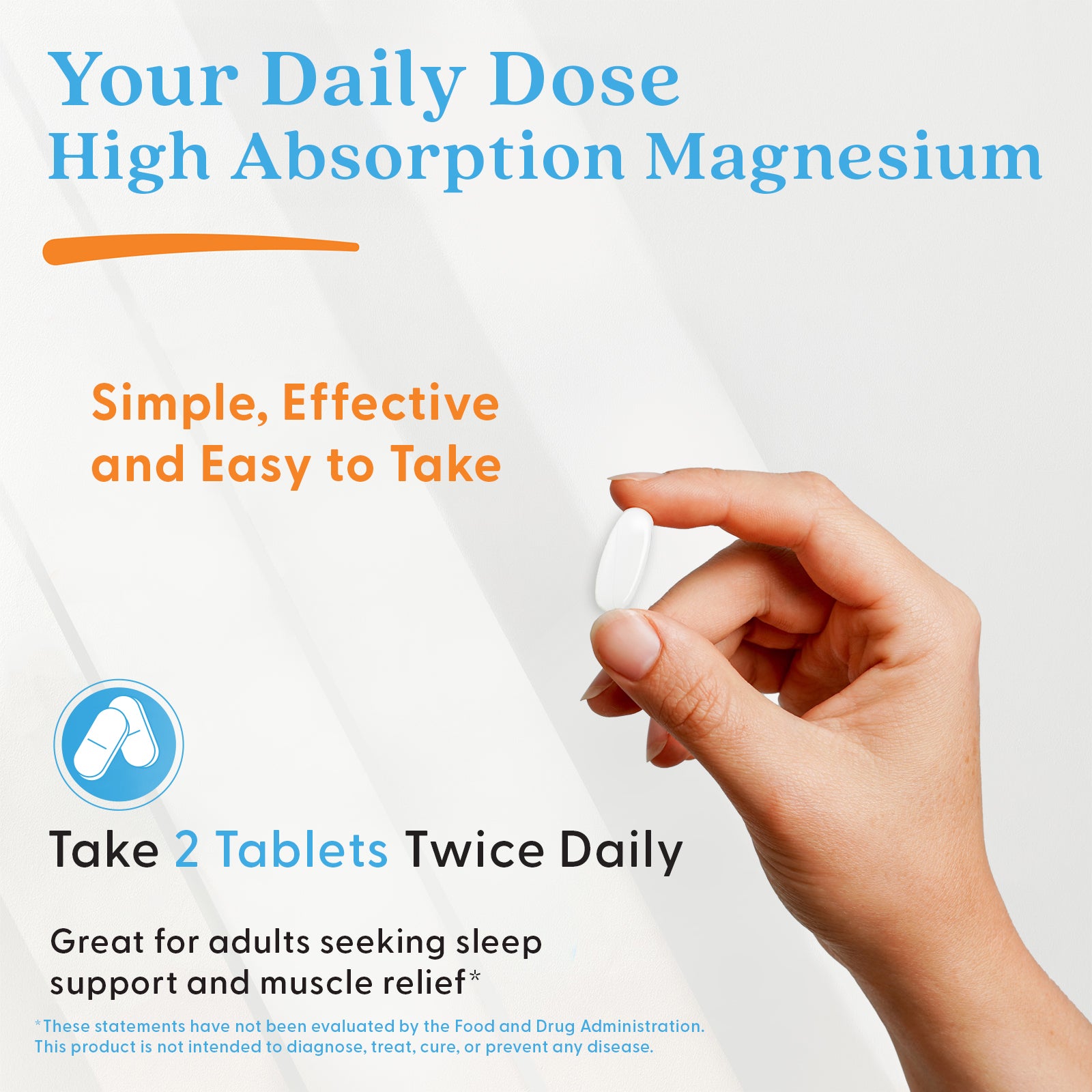 Doctor's Best High Absorption Magnesium, 100 mg, 120 Tablets